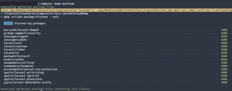 #solusilaravel "Uncaught ReflectionException: Class view does not exist"
