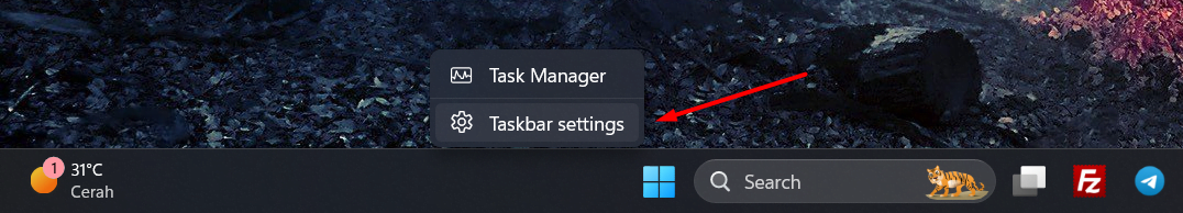Membuat Taskbar Windows 11 Menjadi Transparan / Bening