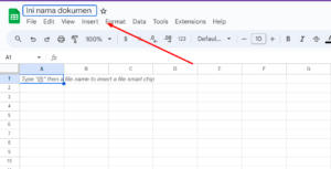 Cara Membuat Dokumen di Google Spreadsheet Dengan Mudah