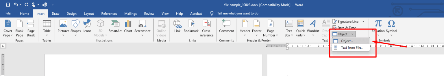 Cara Memasukkan Pdf ke Word Secara Cepat Langsung Tanpa Aplikasi Lain
